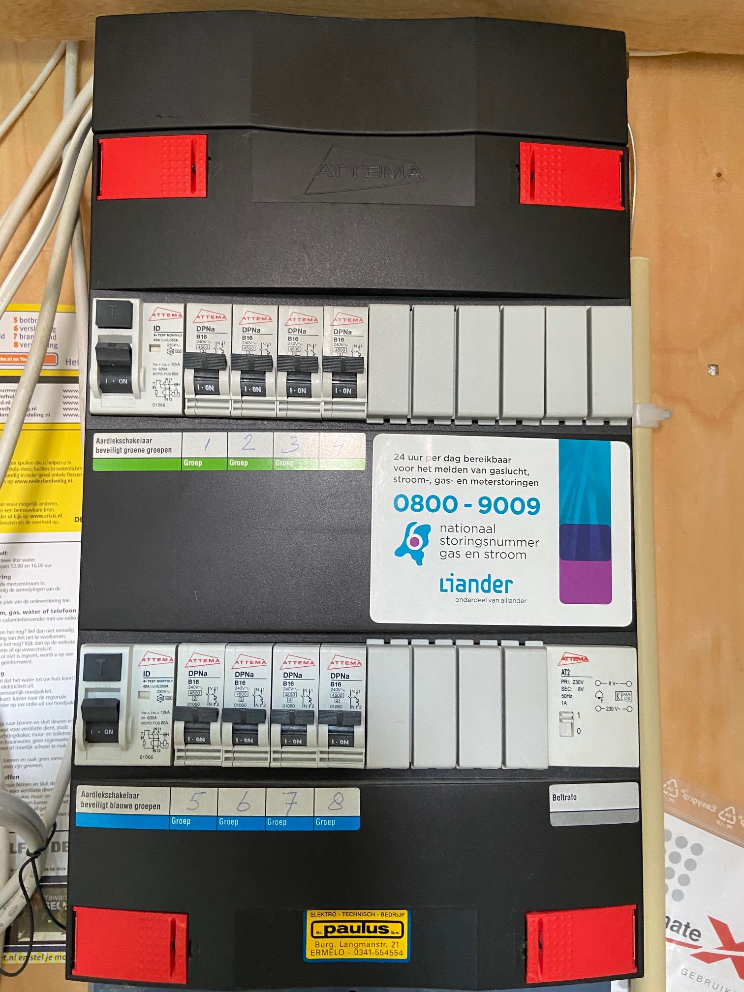 Groepenkast installeren of vervangen: 3 fasen hoofdschakelaar insta ...