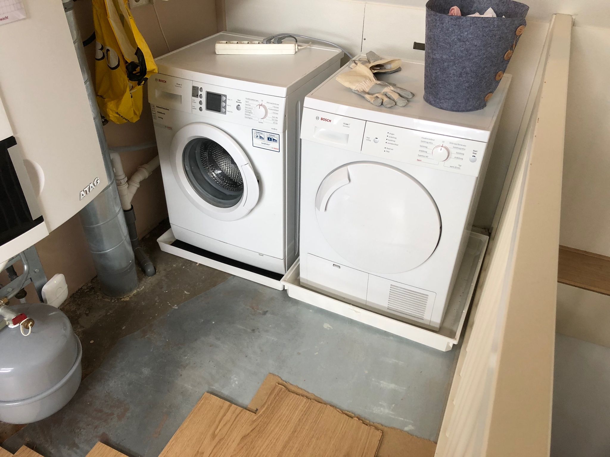 leidingen wasmachine inclusief wateropvang bak - Werkspot