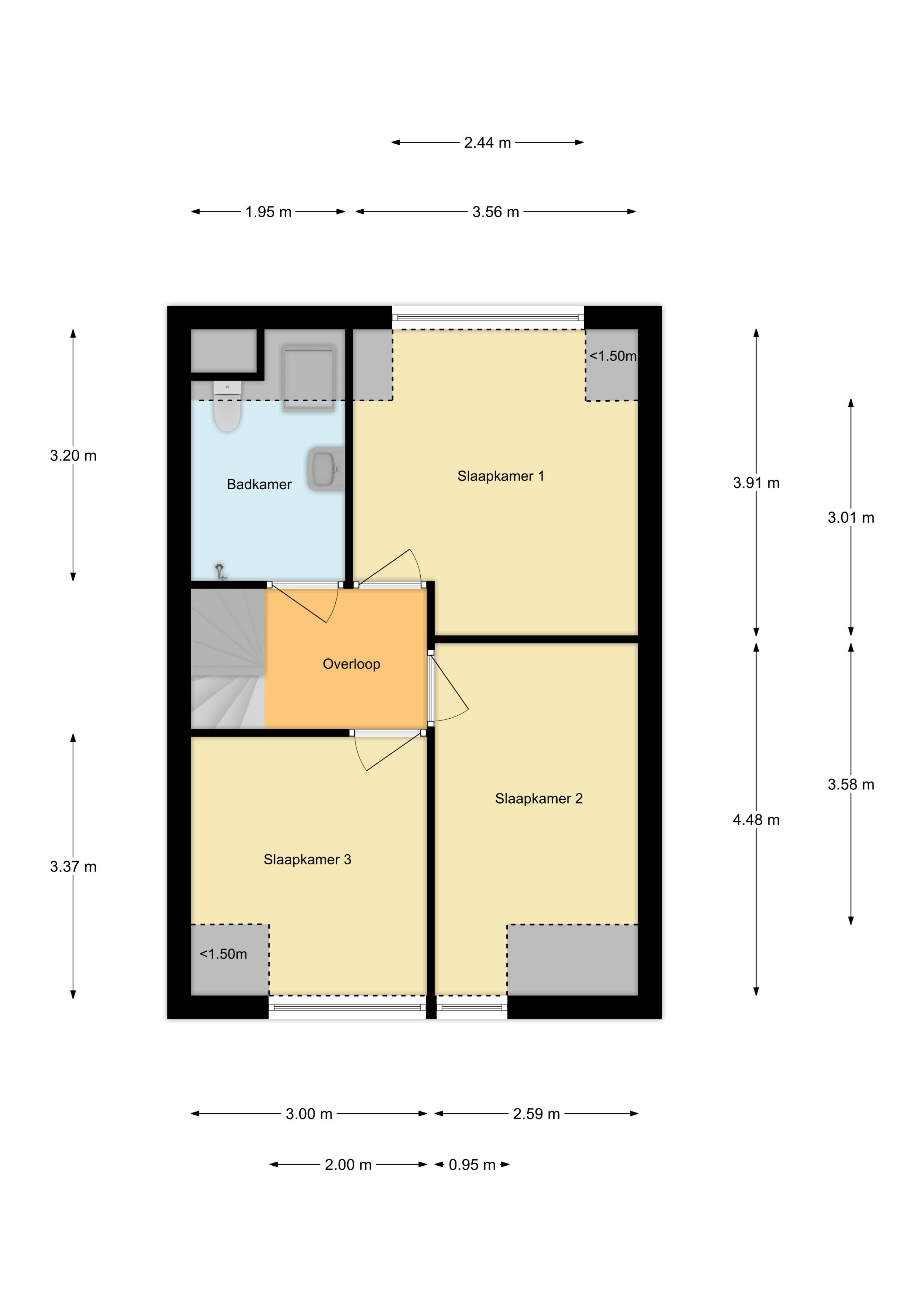 Calculation plan: 500 m2; Aanbouw - Werkspot