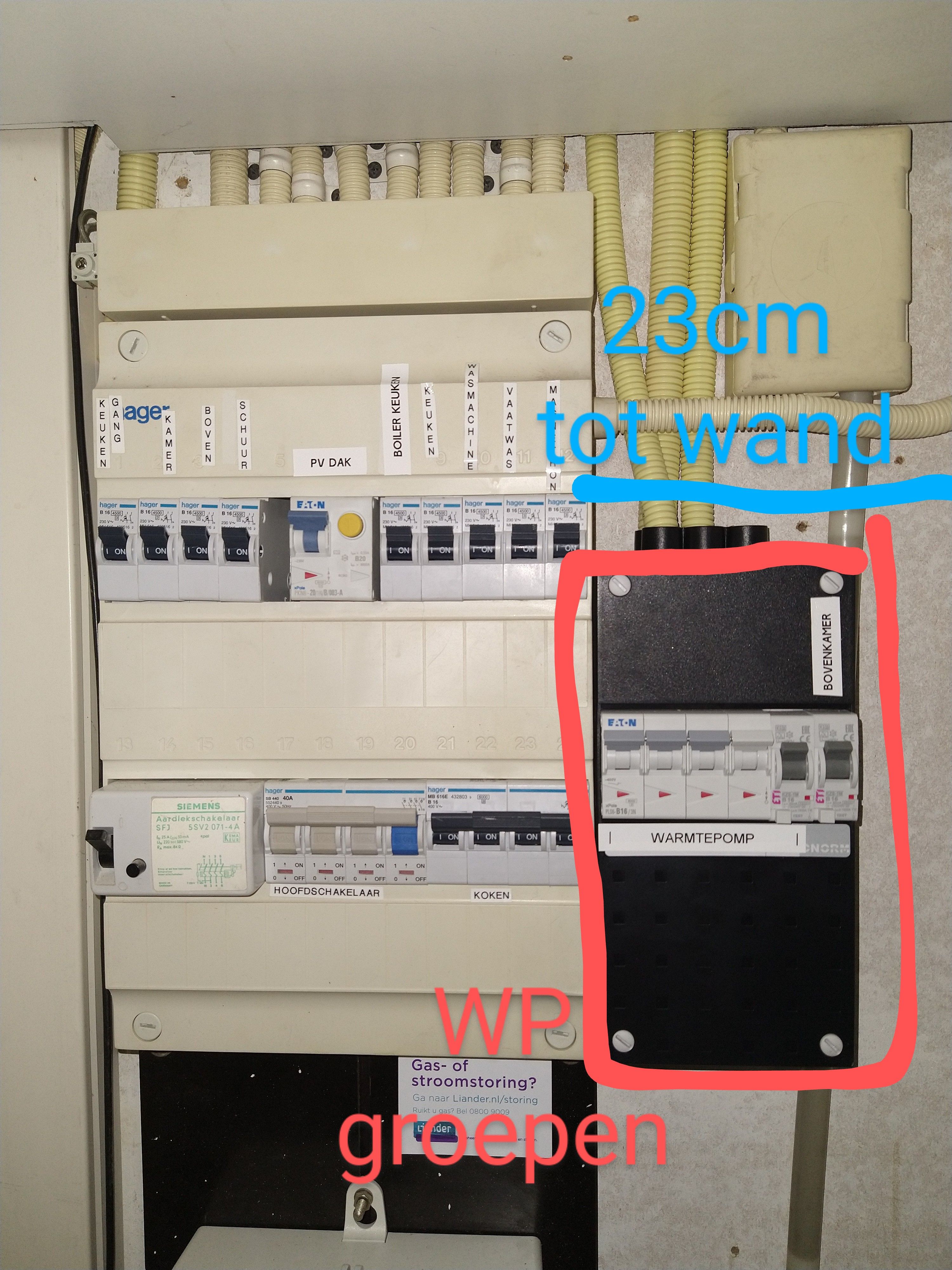 Groepenkast installeren of vervangen: kWh-meters plaatsen in groepe ...