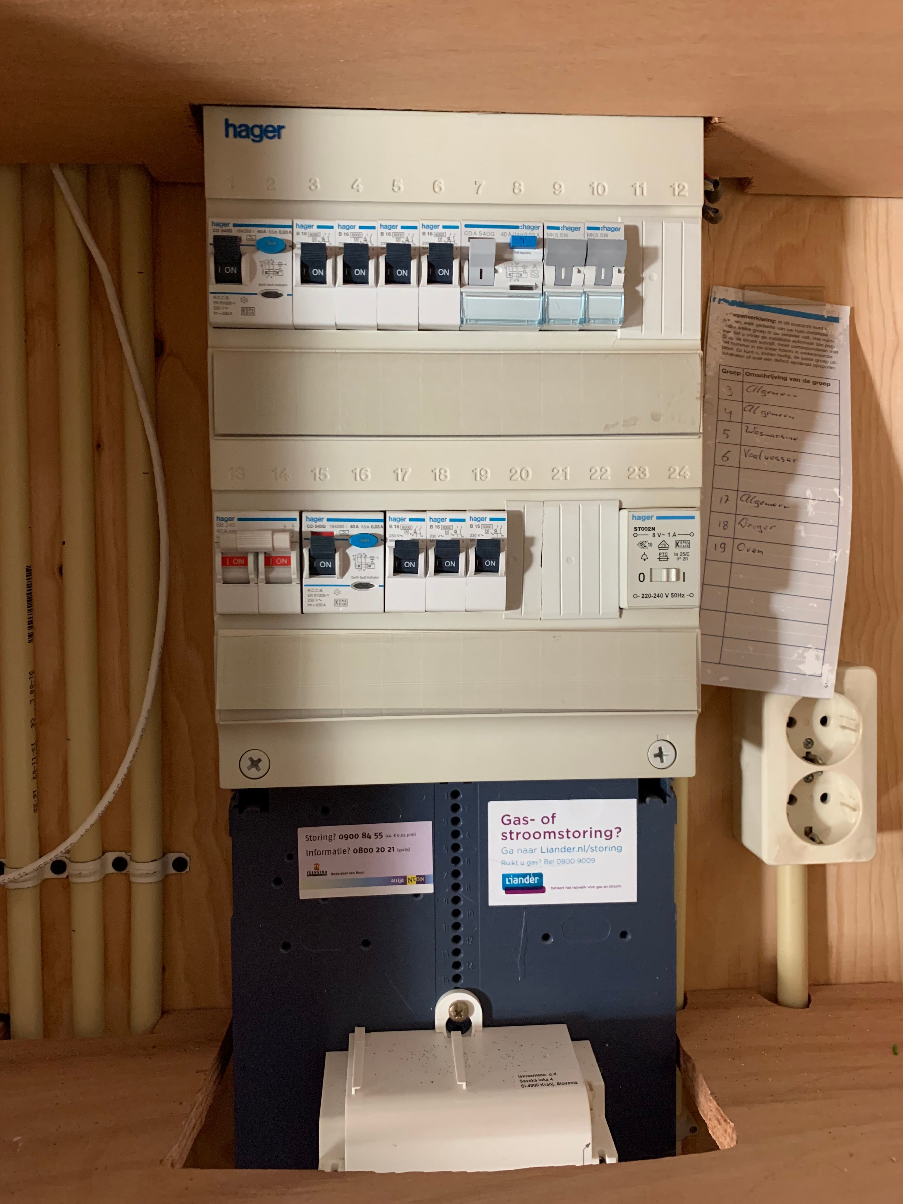 Groepenkast installeren of vervangen: 3-Fasen hoofdschakelaar plaatsen ...